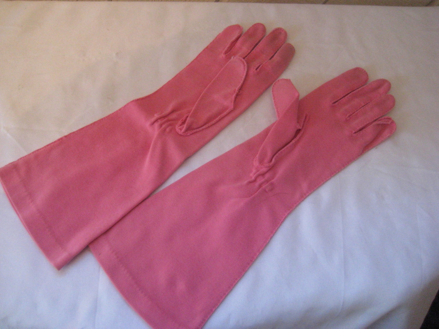 Pink Long Gloves Summer Gloves Tea Garden Party Gloves - Etsy