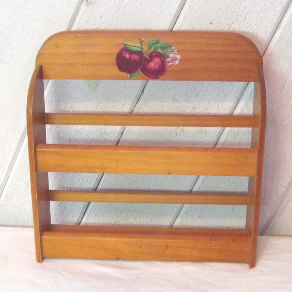 Hand Painted Wooden Apples - Etsy