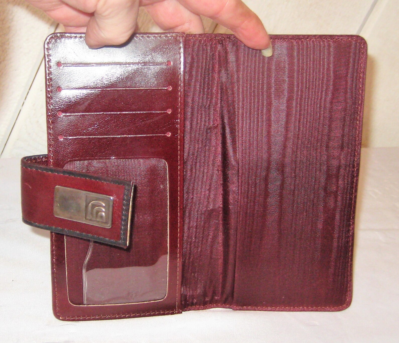 Vintage Oxblood Leather Wallet Womens 1970s Wallet 80s Red - Etsy