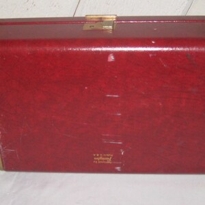 Dark Red, Gold Jewelry Box, Baroque Jewelry Box, Burgundy Velvet ...