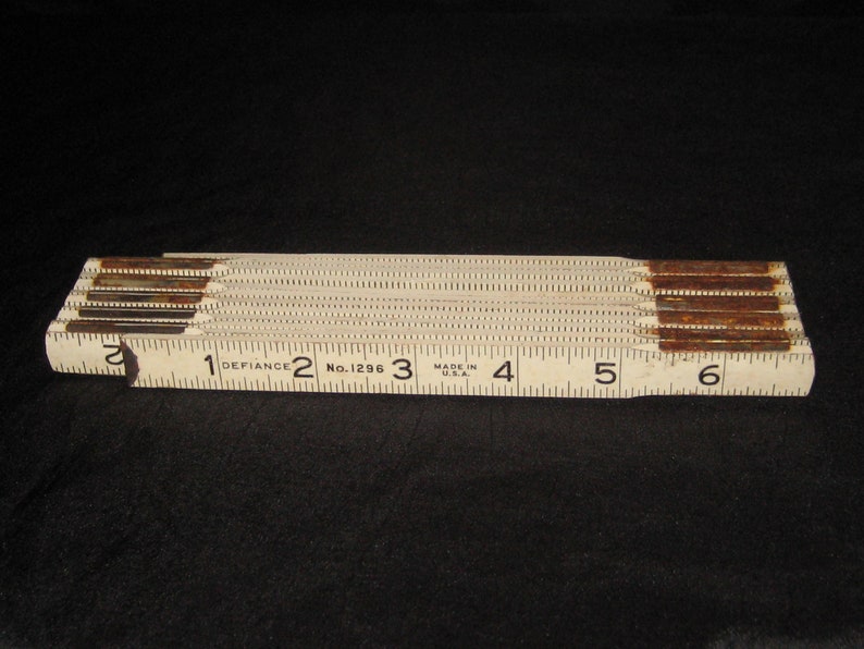 White Wood Folding Ruler Sliding Ruler 72 Inches Rustic - Etsy