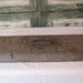 Long Narrow Metal Tool Box, Rustic Distressed, Primitive Thin Box ...