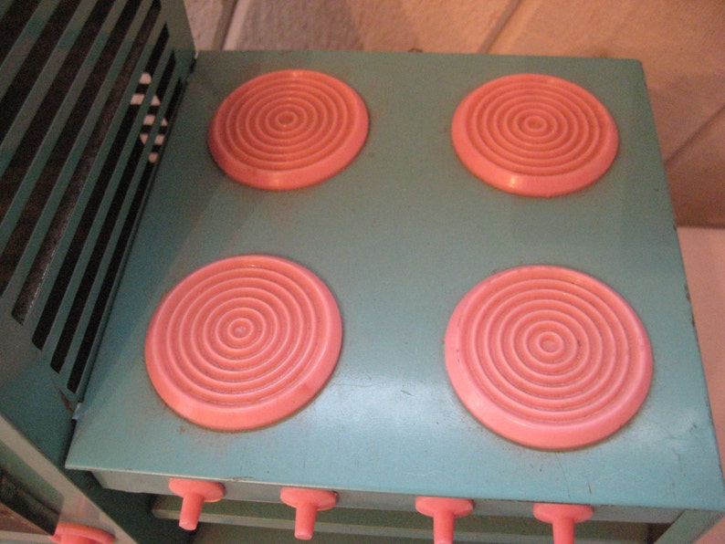 Vintage toy tin oven Junior chef Magic Cool Oven old metal | Etsy