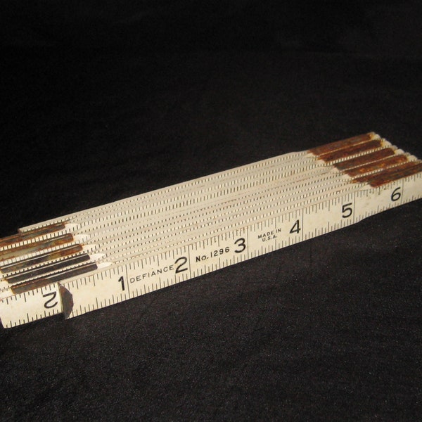 Folding Wood Ruler - Etsy