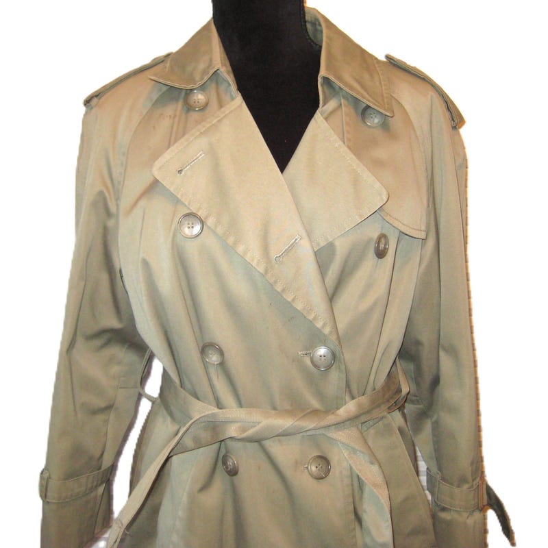 Long London Fog Trench - Etsy UK