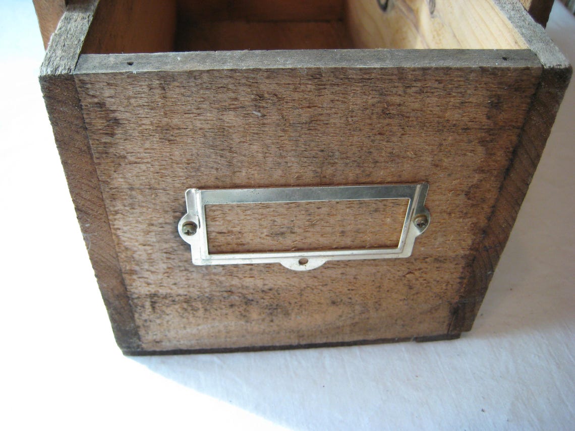 Vintage Raw Wood Box, Beige Wooden Bin, Quantico Creek, 80s 90s Rustic ...