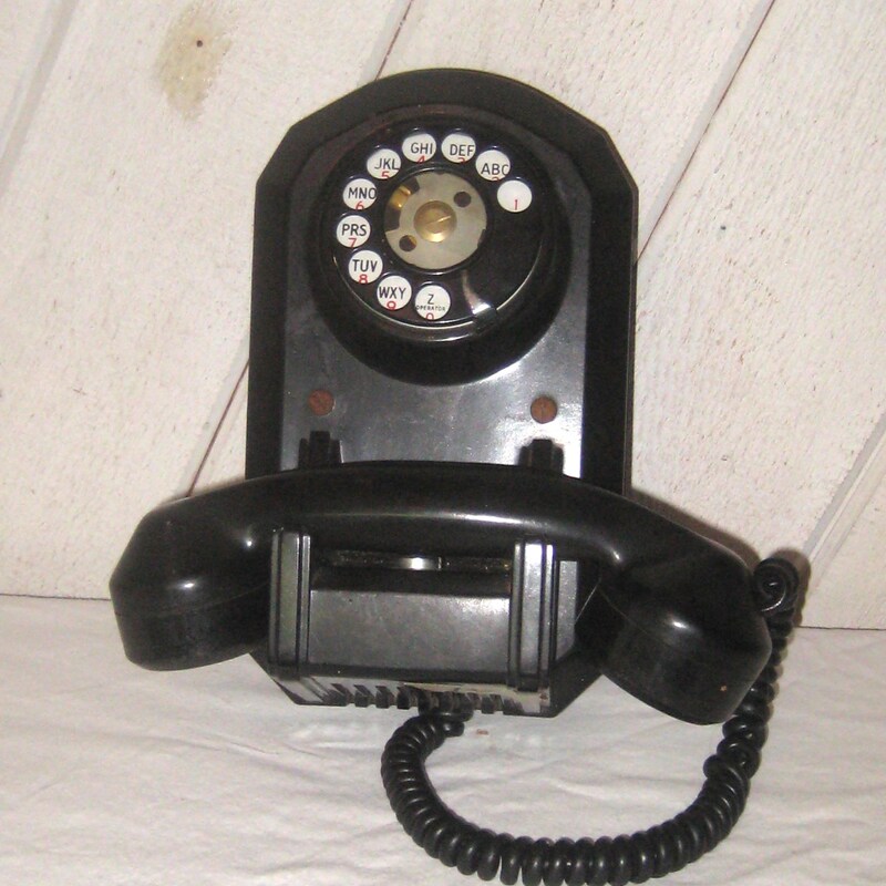 Vintage Wall Phone - Etsy