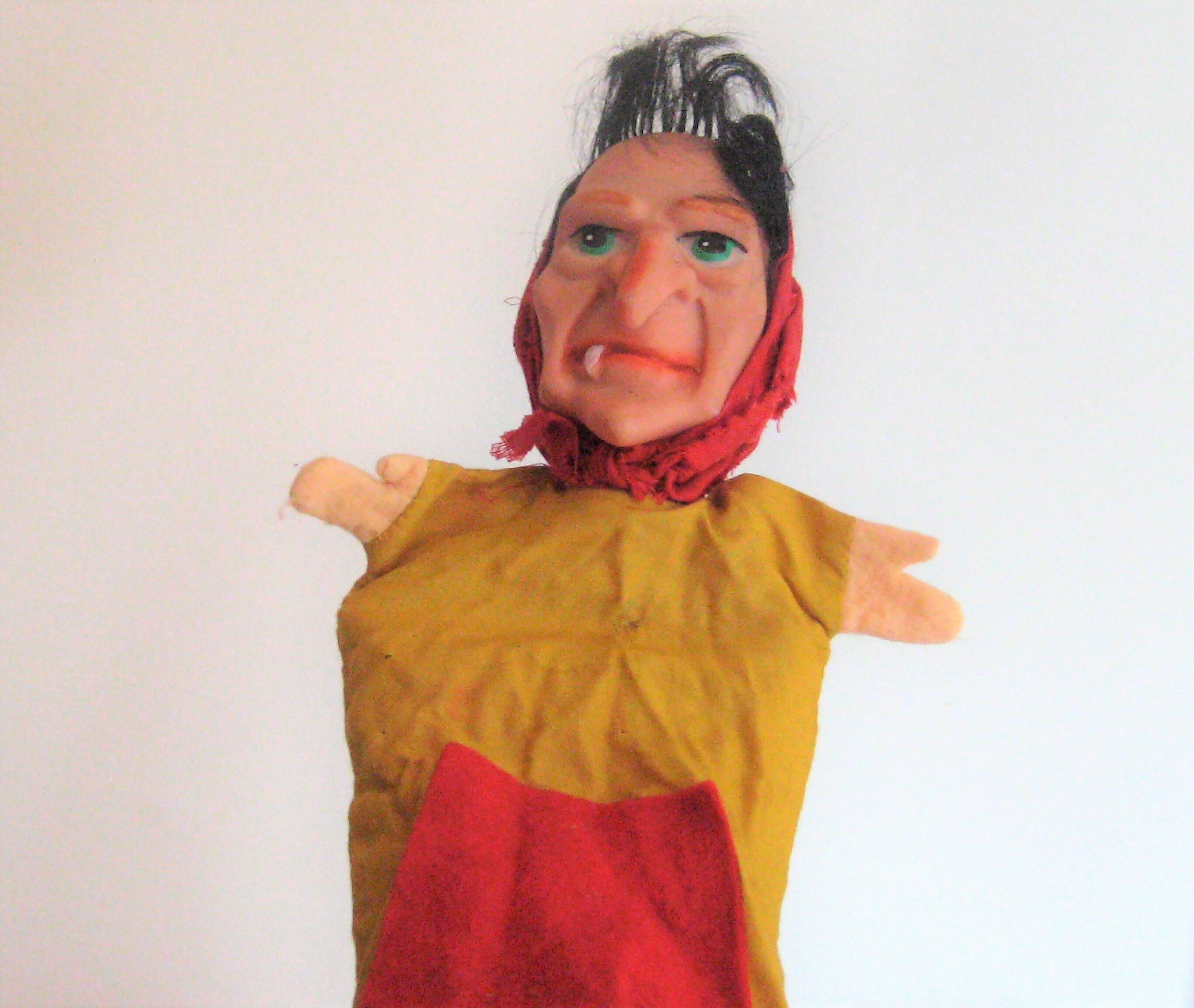 Pair of Vintage Hand Puppets King With Crown Snaggle Tooth | Etsy UK