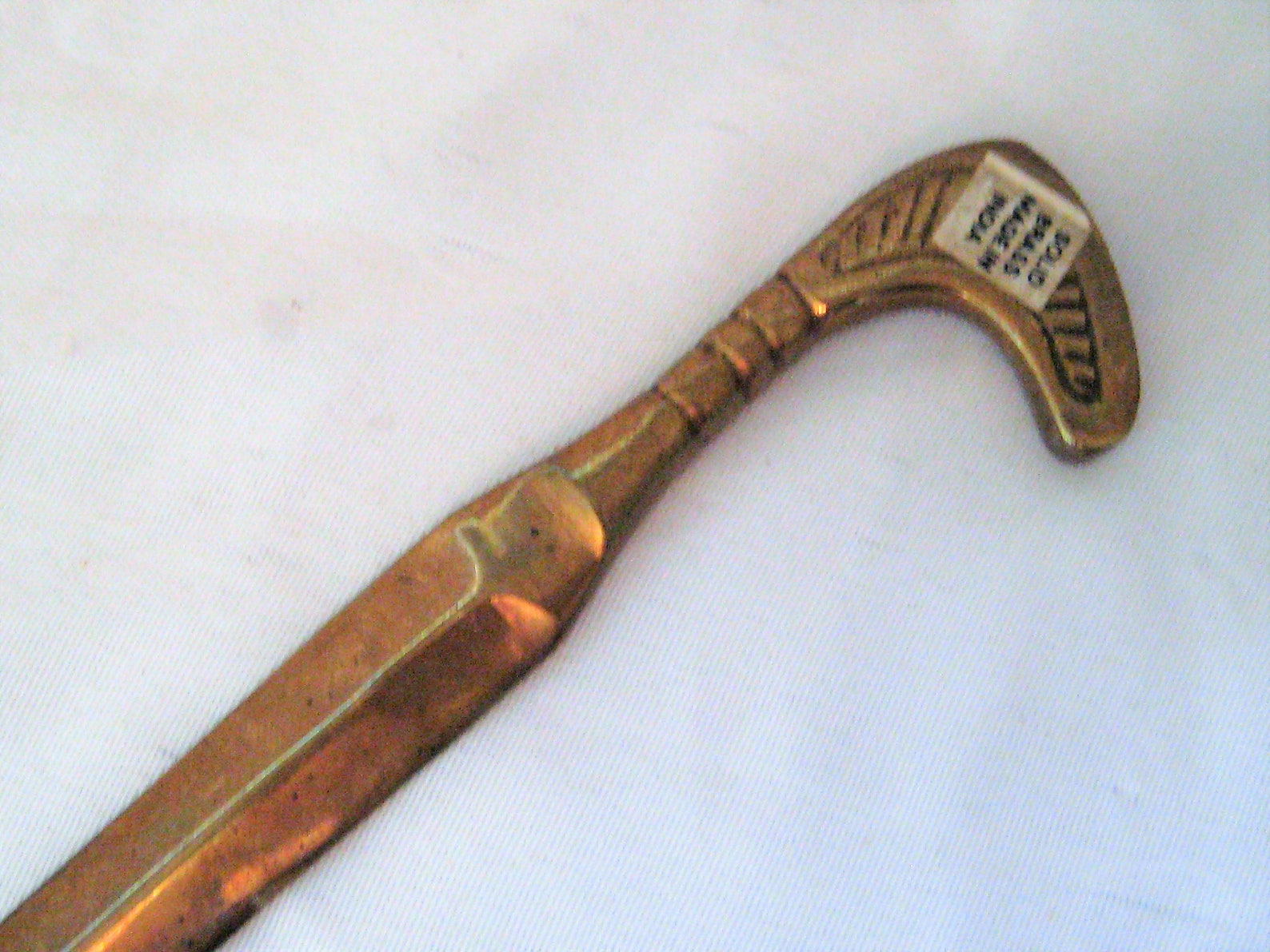 Solid Brass Letter Opener Vintage Metal Letter Opener - Etsy