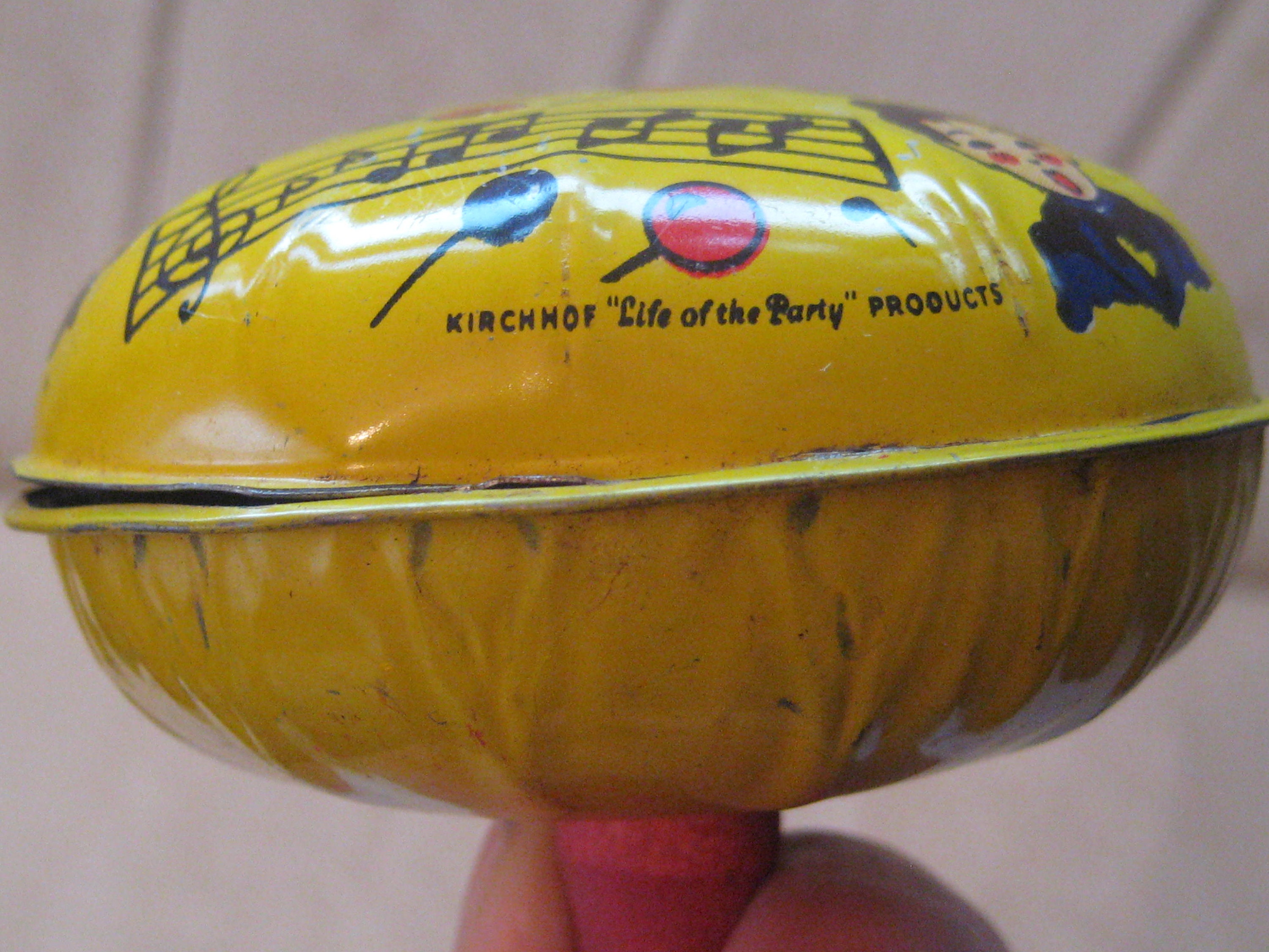 Antique tin metal ratchet noise maker New Years Eve party | Etsy