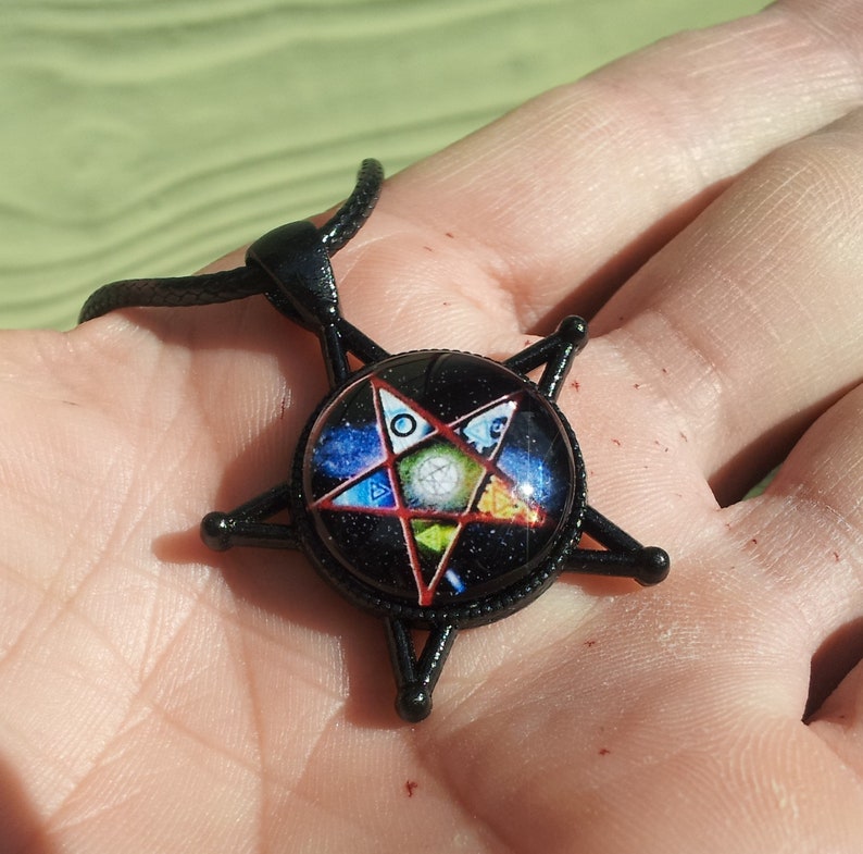 Pentacle Amulet Witchcraft Pentagram Talisman Spiritual | Etsy