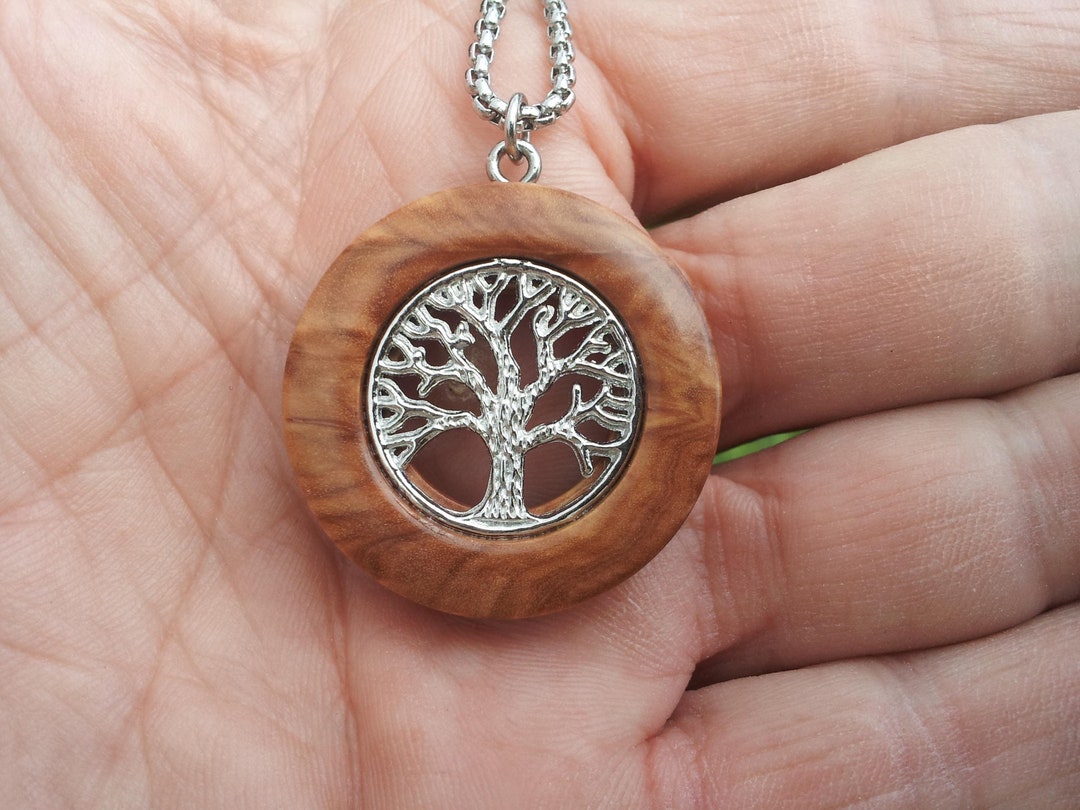 Burl Wood Tree of Life Necklace: Recycled Wood - Etsy Australia
