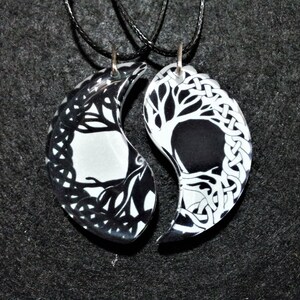 Tree of Life Friendship Necklaces, Anniversary Gift, Friendship Jewelry ...