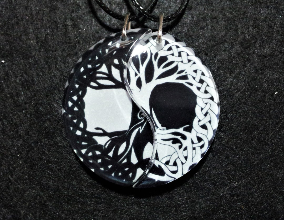 Tree of Life Friendship Necklaces, Anniversary Gift, Friendship Jewelry ...