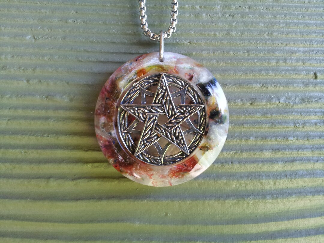 Pentacle Pendant, Witchcraft Jewelry, Wicca, Paganism, Pentagram - Etsy