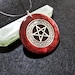 Pentacle Pendant in Ruby Red Resin, Powerful Amulet, Protection ...