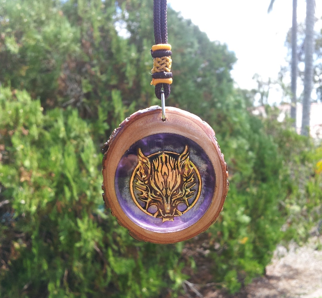 Wolf Pendant, Reclaimed Laurel Wood, Rustic Jewelry, Wolf Necklace ...