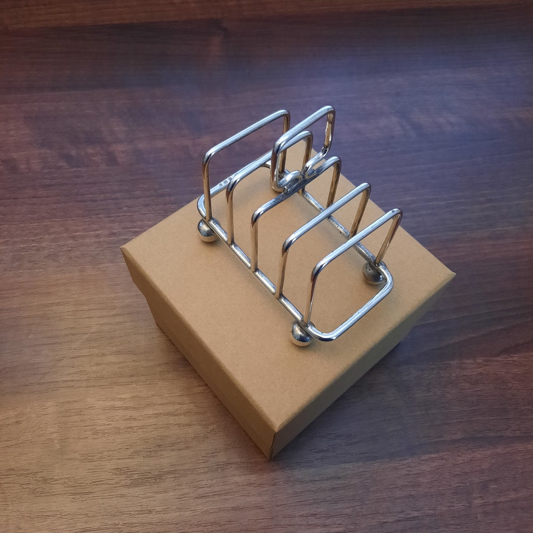 Small Sterling Silver Toast Rack Birmingham England 1906 Maker Jc&co Ld ...