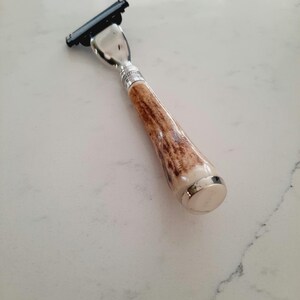 Mach 3 Razor With Blonde Horn Handle Vintage Upcycled Steak Cutlery Set ...