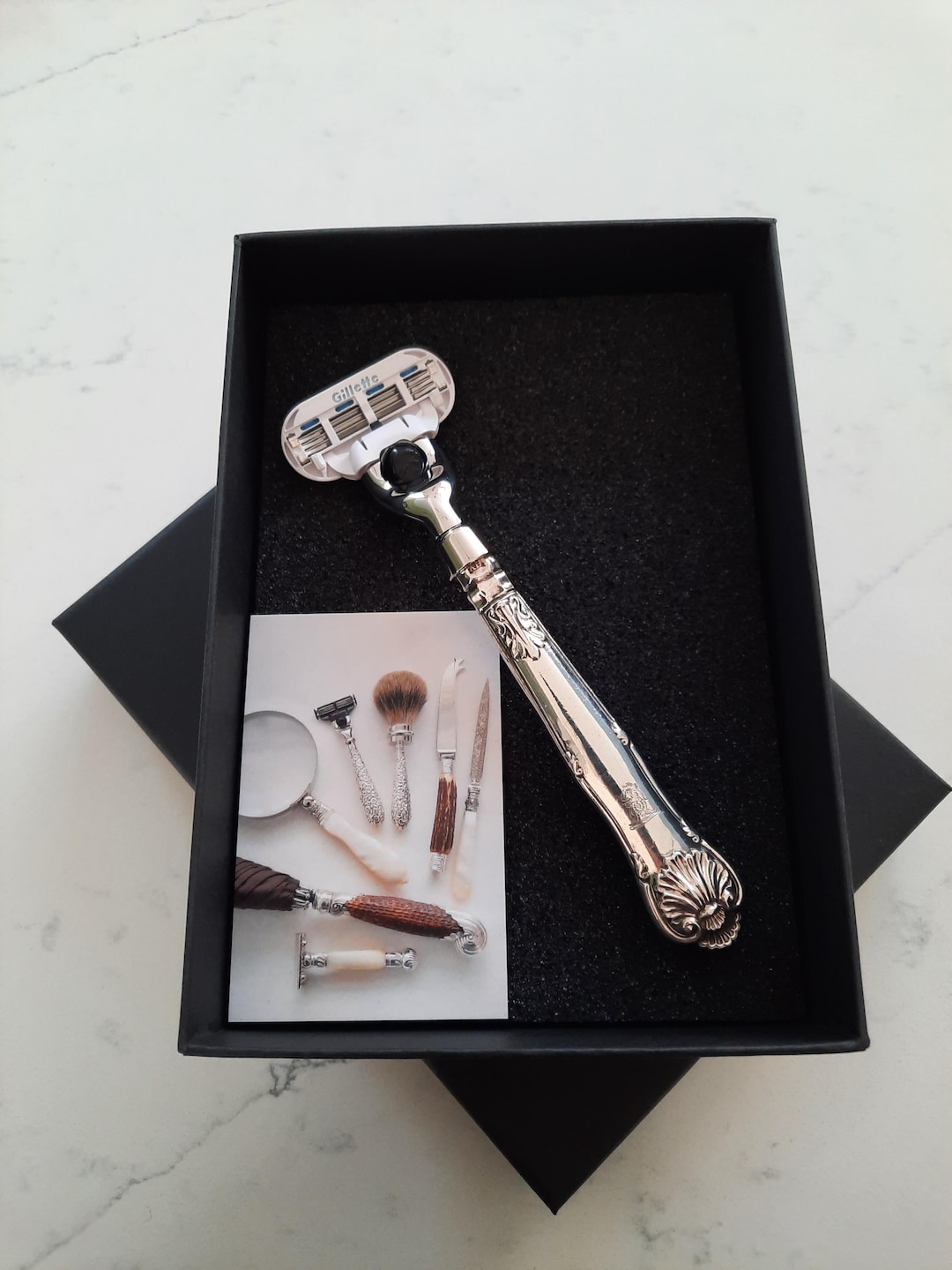 Venus Razor, Sterling Silver Grip, Upcycled Antique Cutlery, Sheffield ...