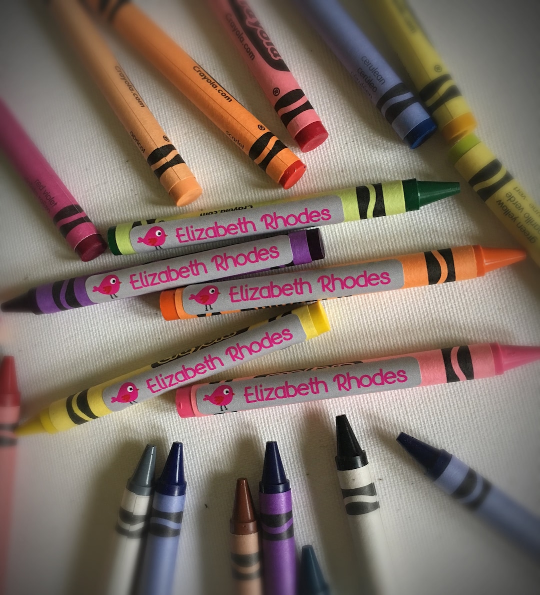 72 Skinny School Labels - Great for School Supplies - Long Skinny - Etsy