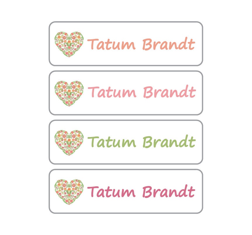 Dishwasher Safe Labels Great for Daycare Preschool School - Etsy