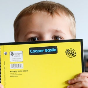 School Supply Labels - Waterproof Labels for School - Personalized Name ...