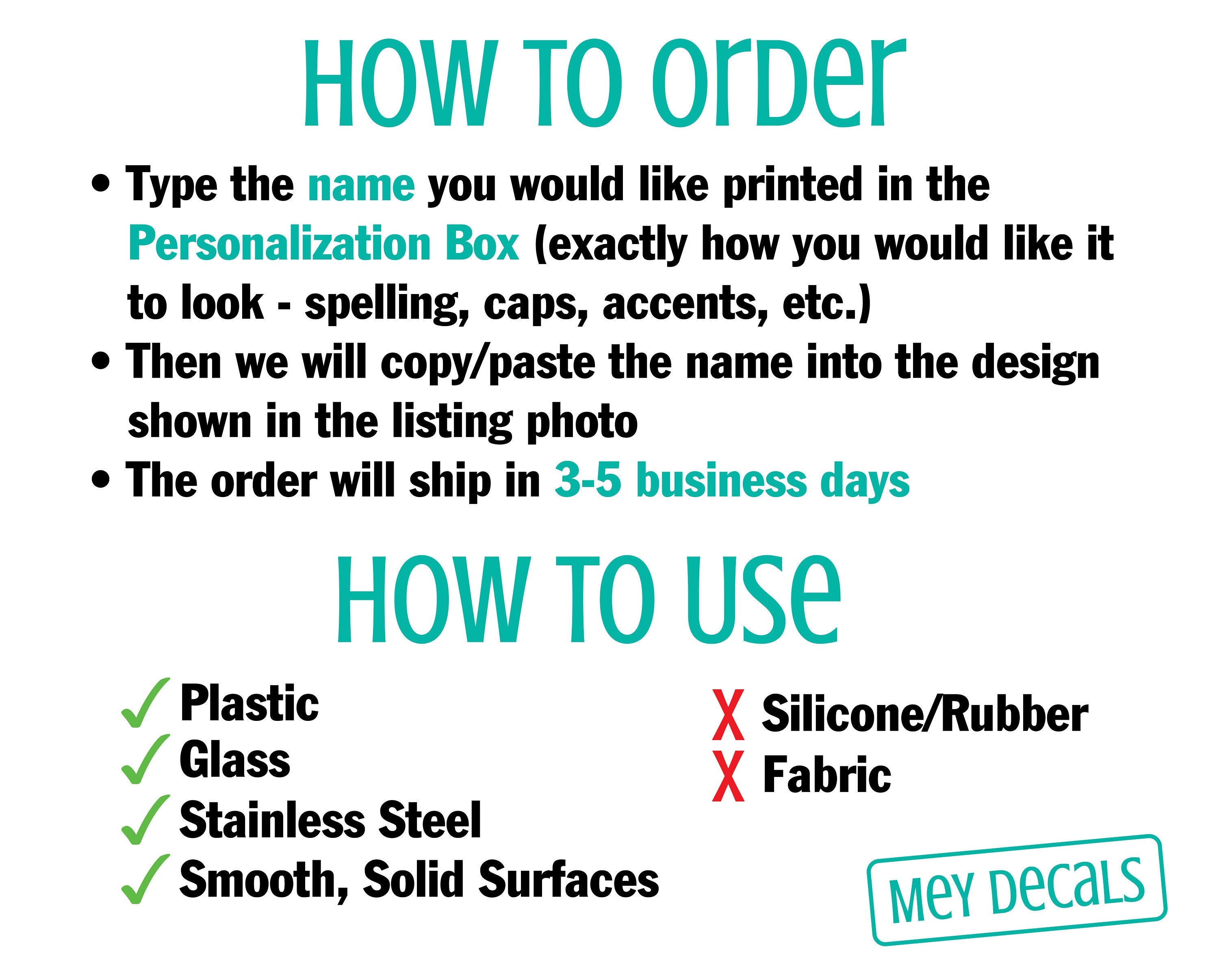 Dishwasher Safe Labels Great for Daycare Preschool School - Etsy