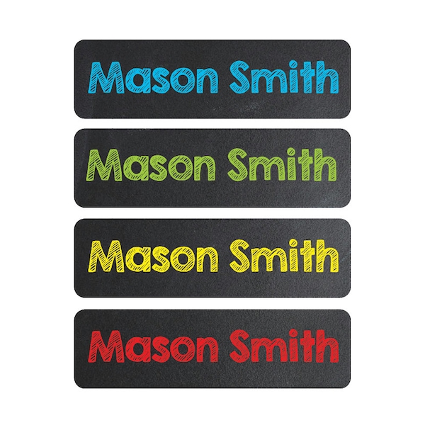 Chalkboard Name Tags - Etsy
