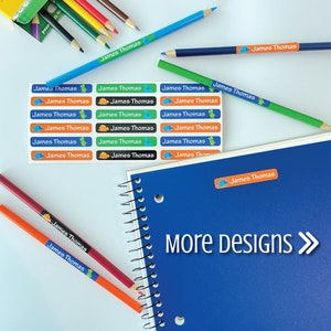 72 Skinny School Labels - Great for School Supplies - Long Skinny - Etsy