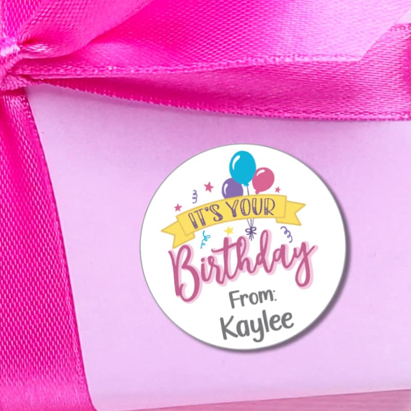B Happy Birthday Stickers - Etsy