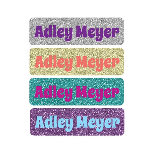 Girl Name School Supply Labels Waterproof Labels - Etsy