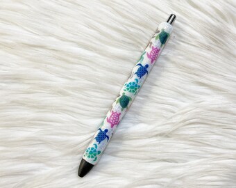 Sea Turtle Refillable Gel Pen - Etsy