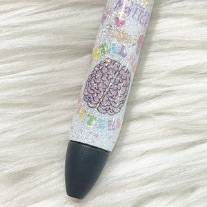 Mental Health Matters Glitter Pen/mental Health Glitter Pen/medical ...