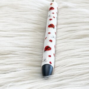 Ladybug Pen/ladybug Glitter Pen/glitter Pen/beetle Glitter Pen/beetle ...