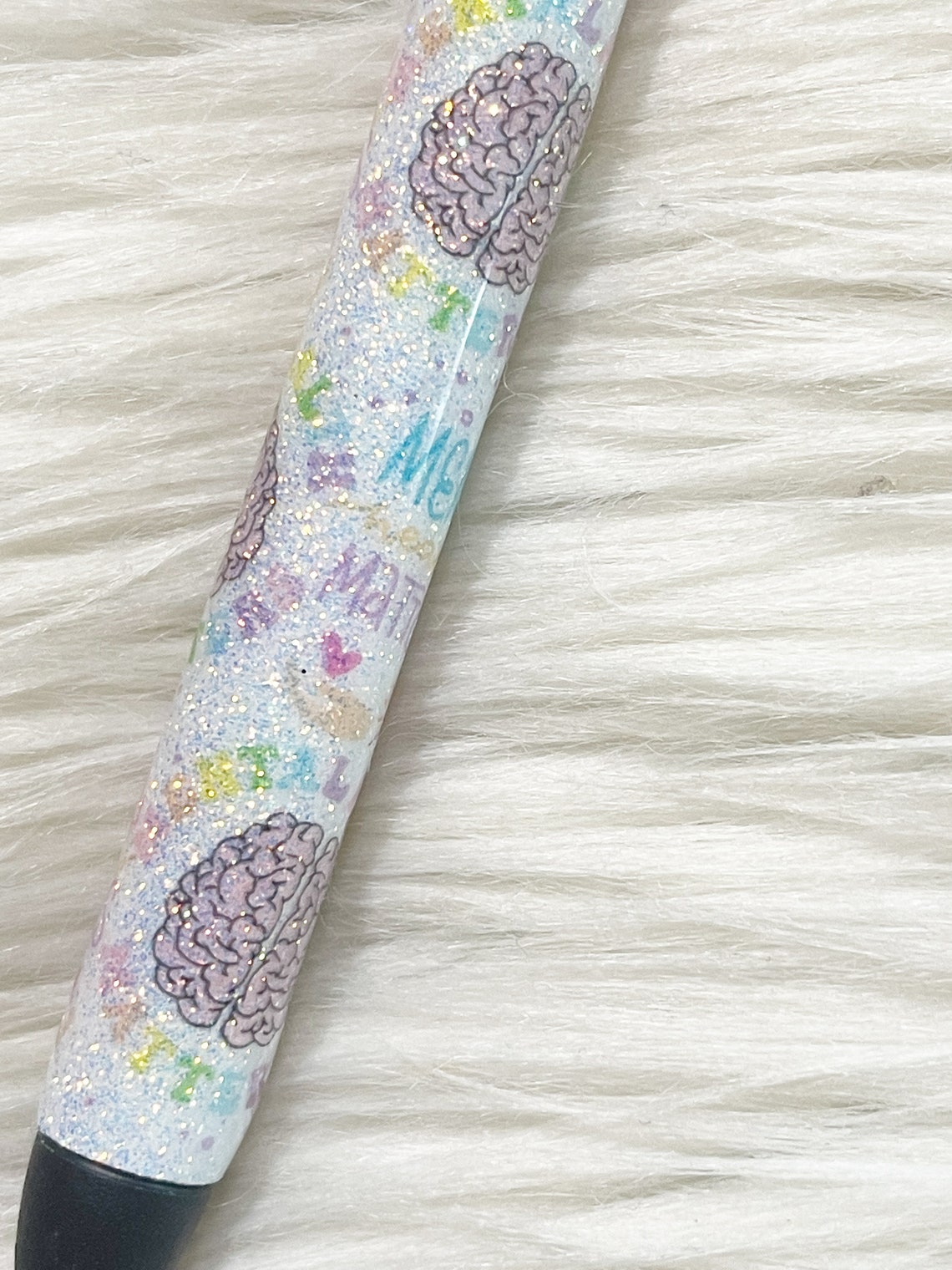Mental Health Matters Glitter Pen/mental Health Glitter - Etsy