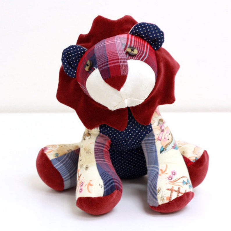 Custom Memory Lion Stuffed Lion Stuffed Animal Memory Animal - Etsy