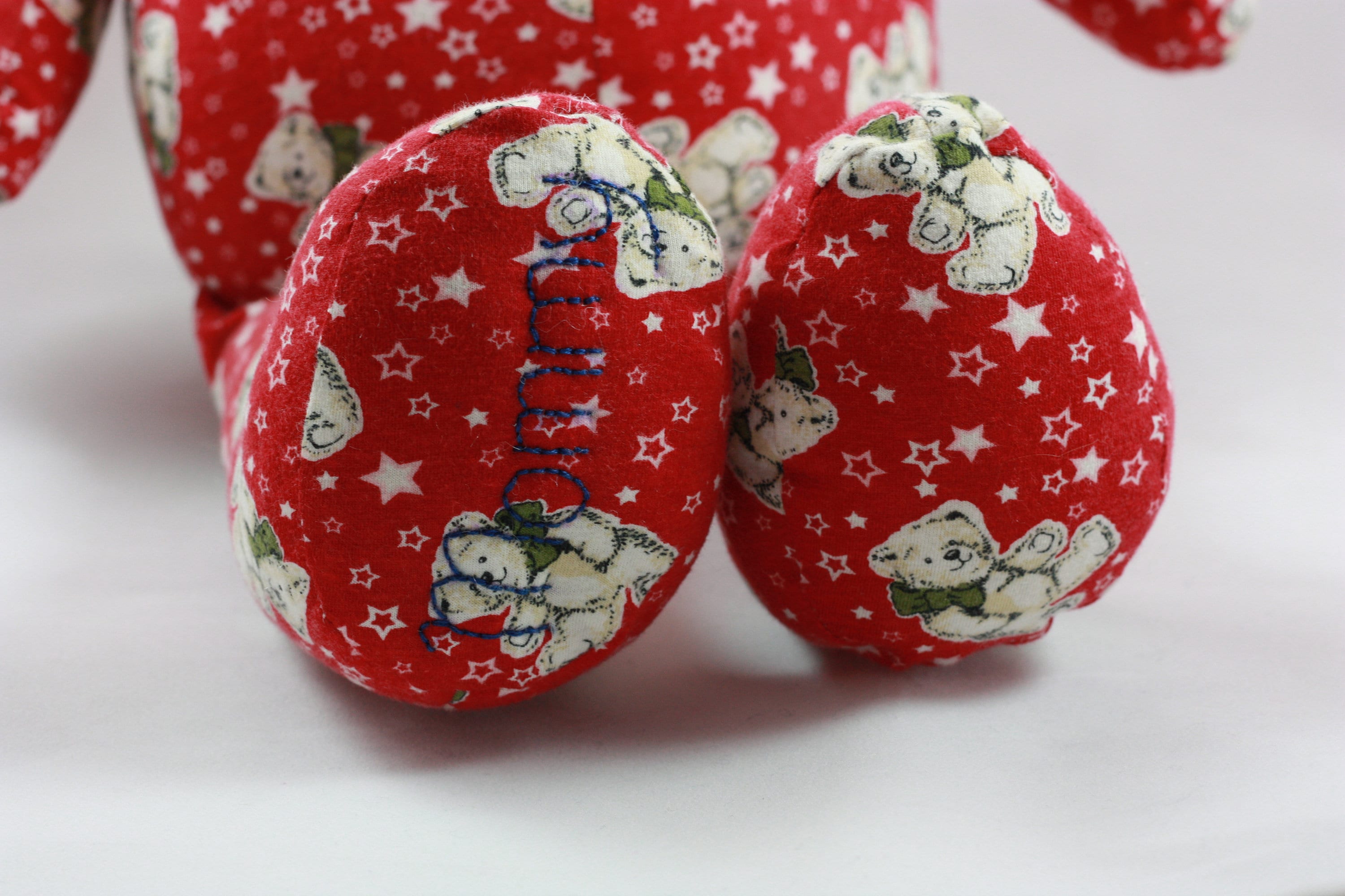 Personalized Memory Bear Made From Clothes Custom Teddy Bear Stuffed ...