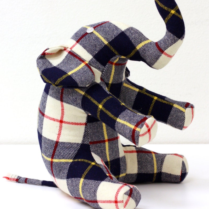 Stuffed Elephant - Etsy