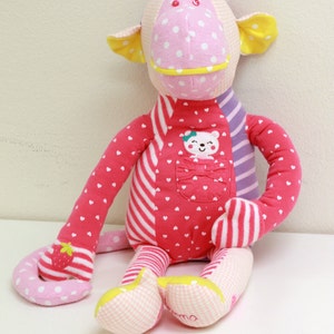 Custom Memory Monkey Stuffed Animal Personalized Memory Animal Custom ...