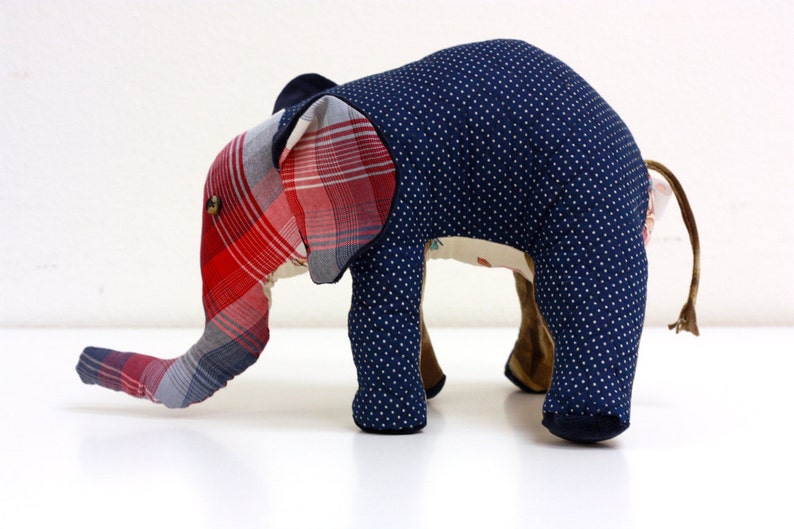 Custom Stuffed Elephant Personalized Stuffed Animal Keepsake Memory ...