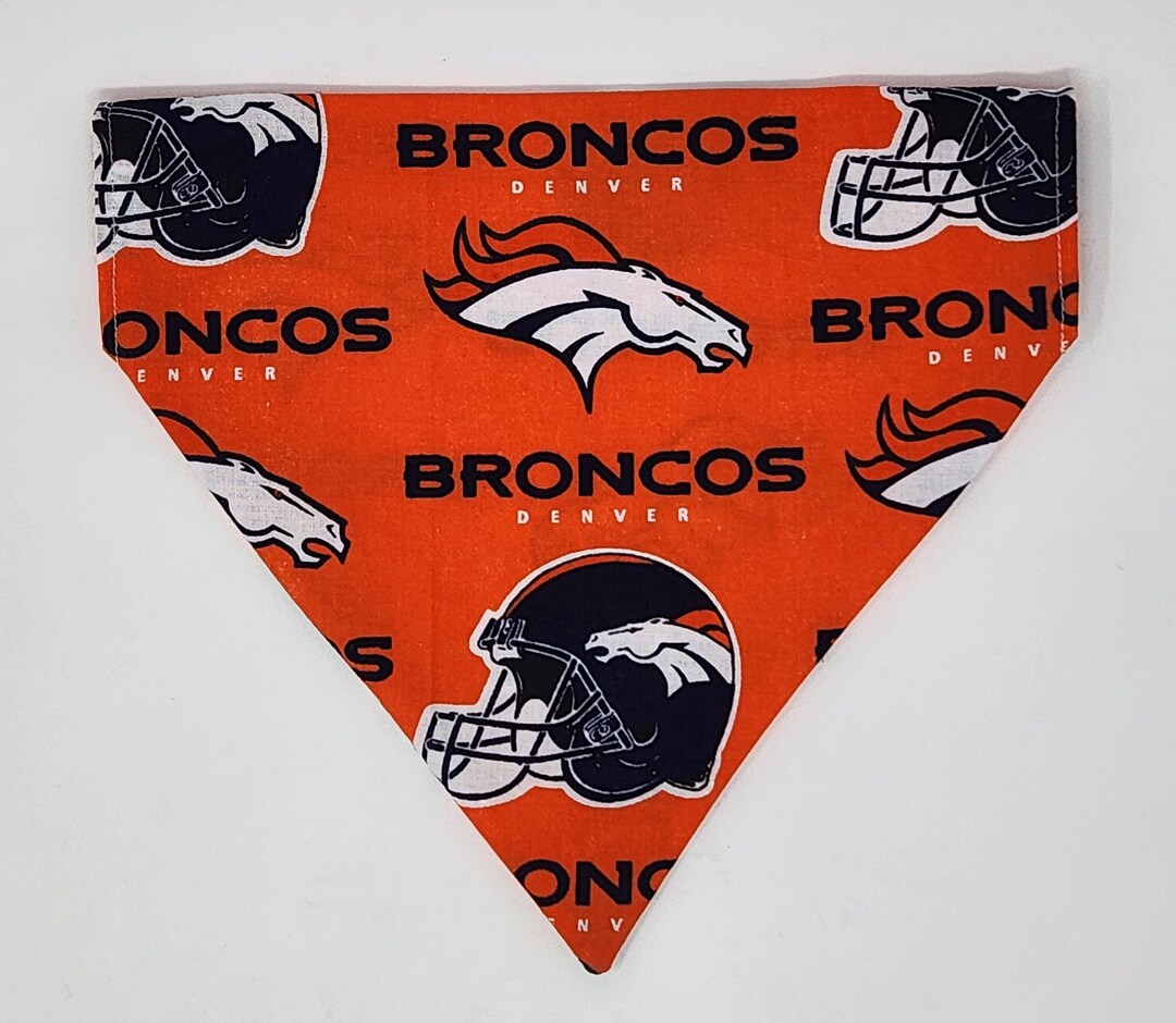Broncos Football Dog Bandana, Pet Scarf, Denver - Etsy