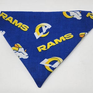LA Rams Dog Bandana: Football Pet Scarf, Dog Neck Wear - Etsy