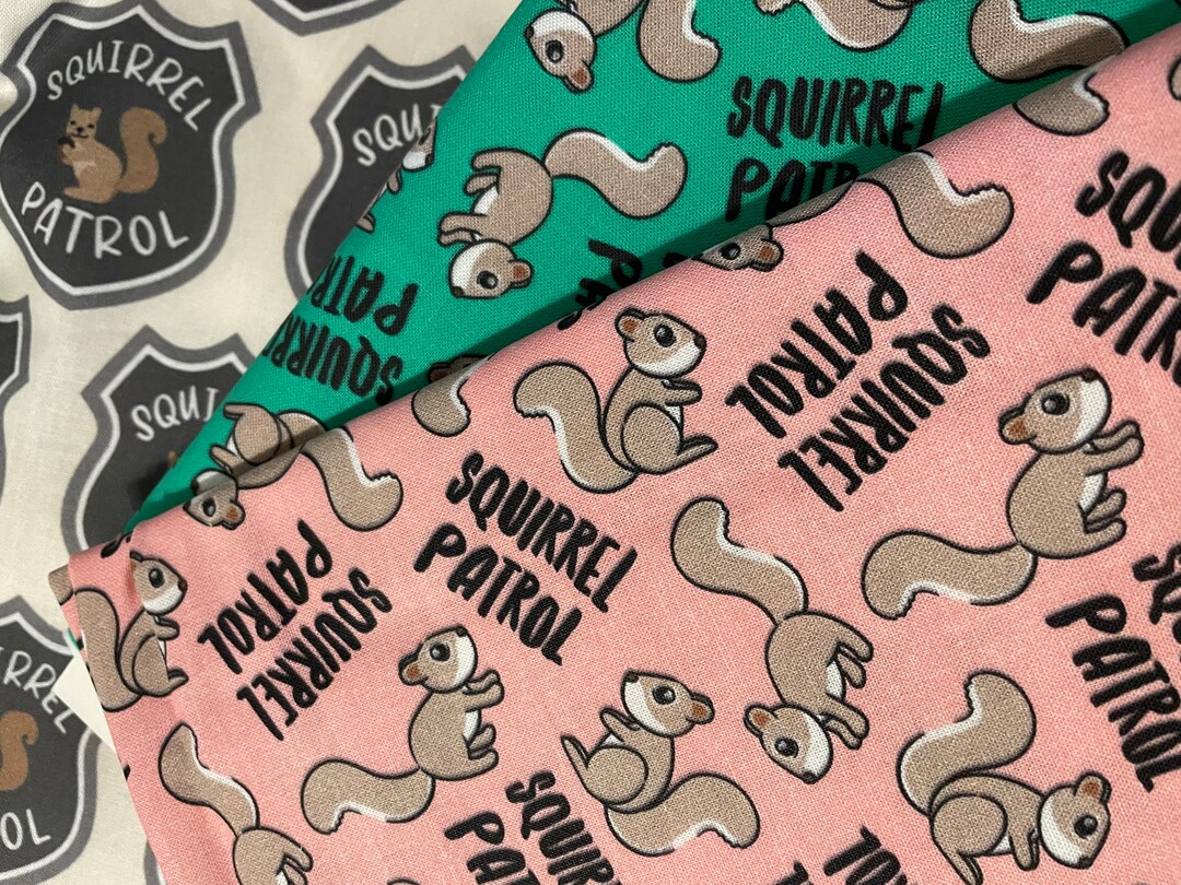 Reversable Squirrel Patrol Dog Bandana/squirrel Patrol Dog Scarf/two Side Squirrel Patrol Dog ...