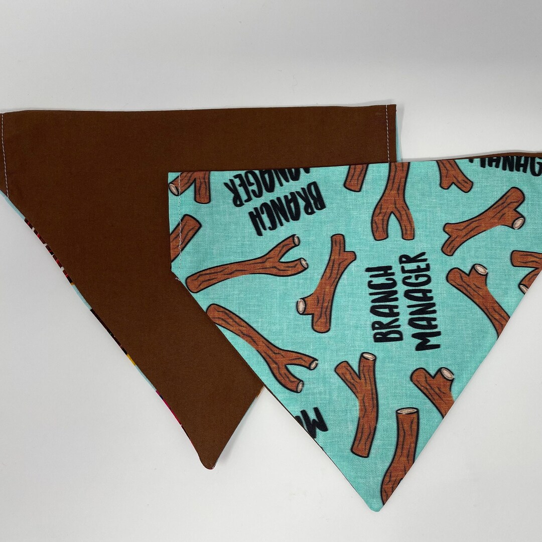 Branch Manager Dog Bandana/fun Dog Sayings - Etsy