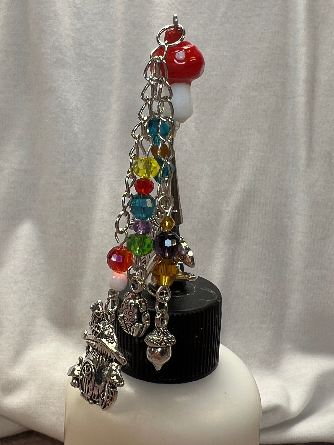 Beaded Glue Pin - Mushroom - Etsy