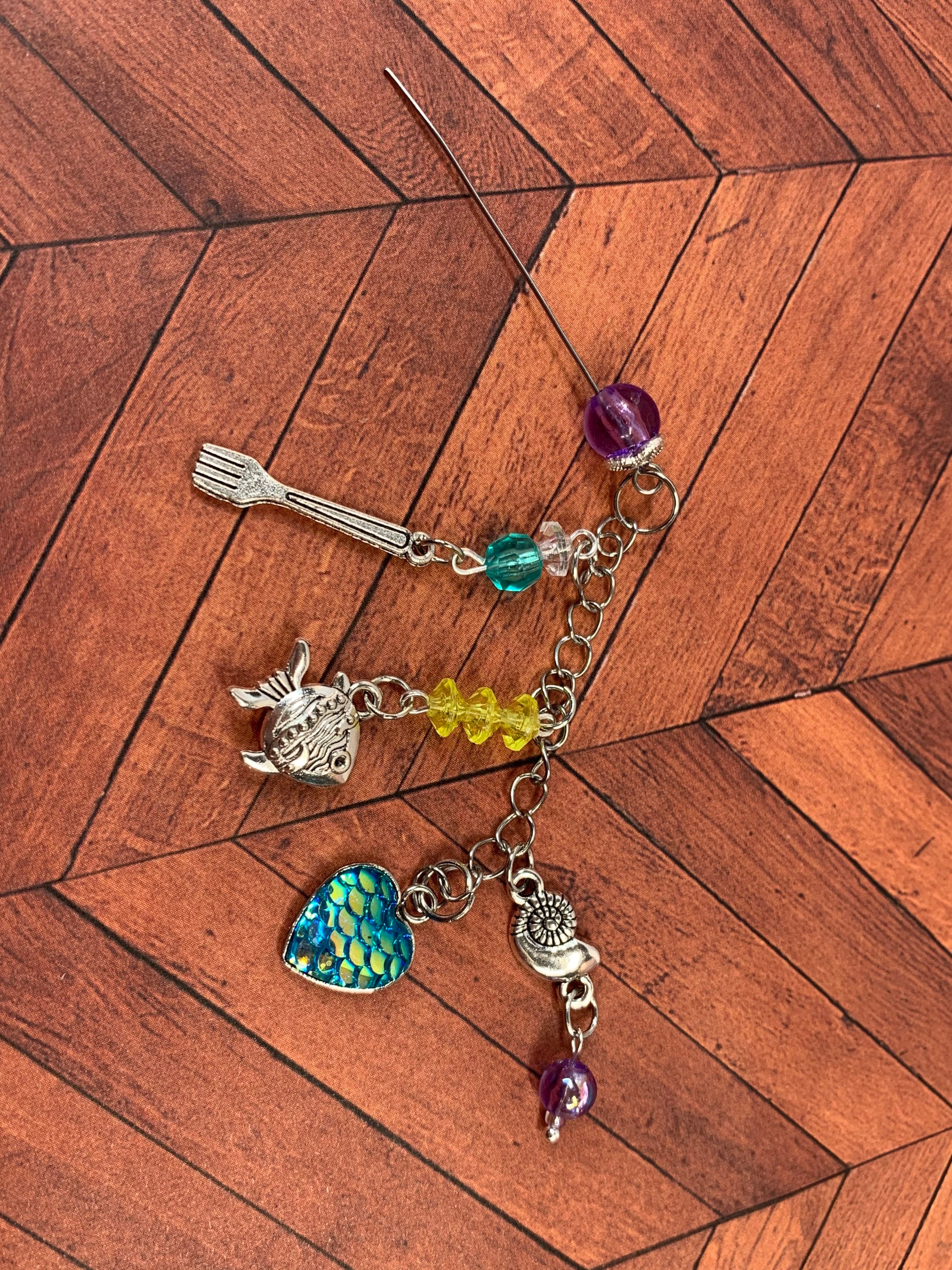 Beaded Glue Pin the Little Mermaid - Etsy