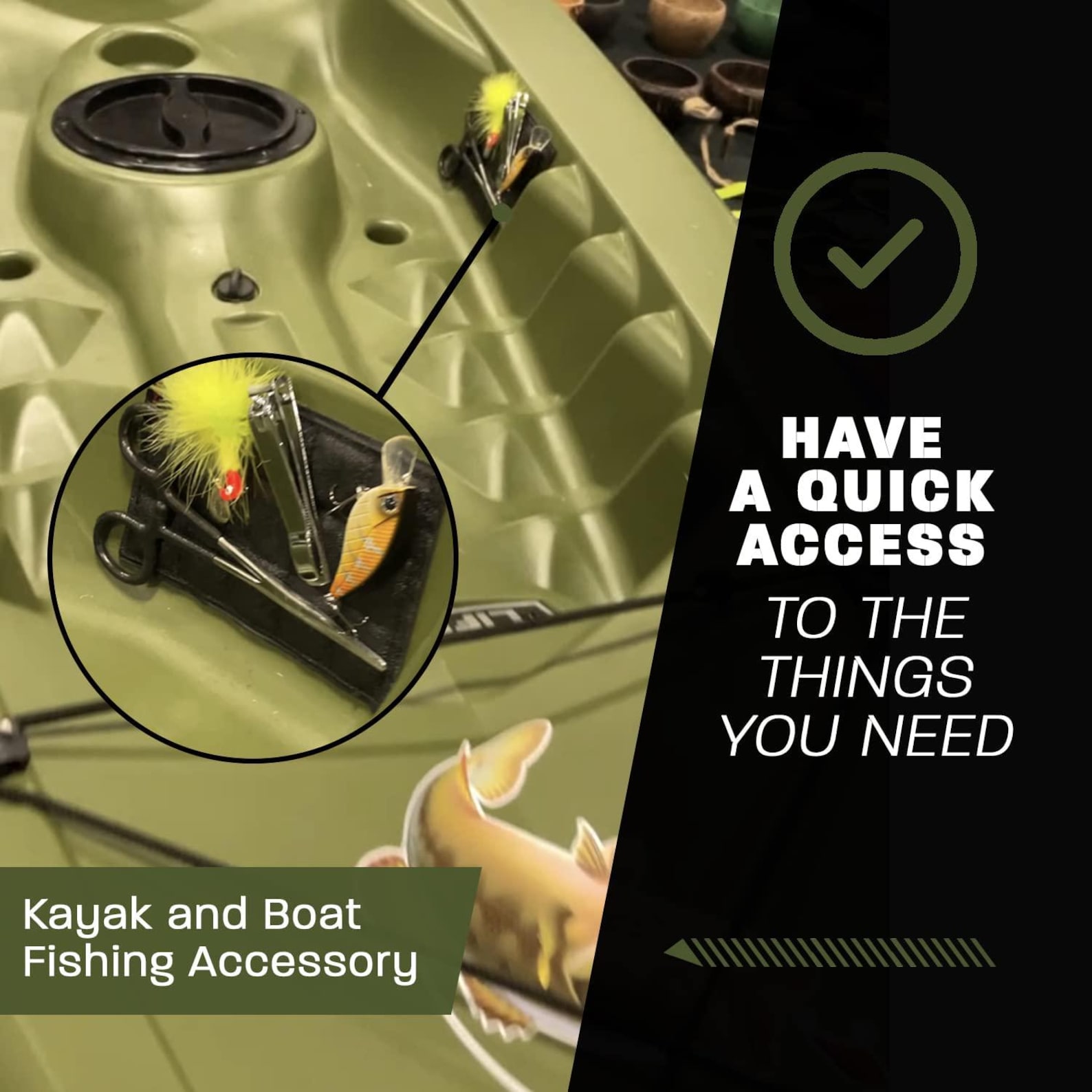 Kayak Accessories, the Magnetic Stick on Pad for Helping Keep Your ...
