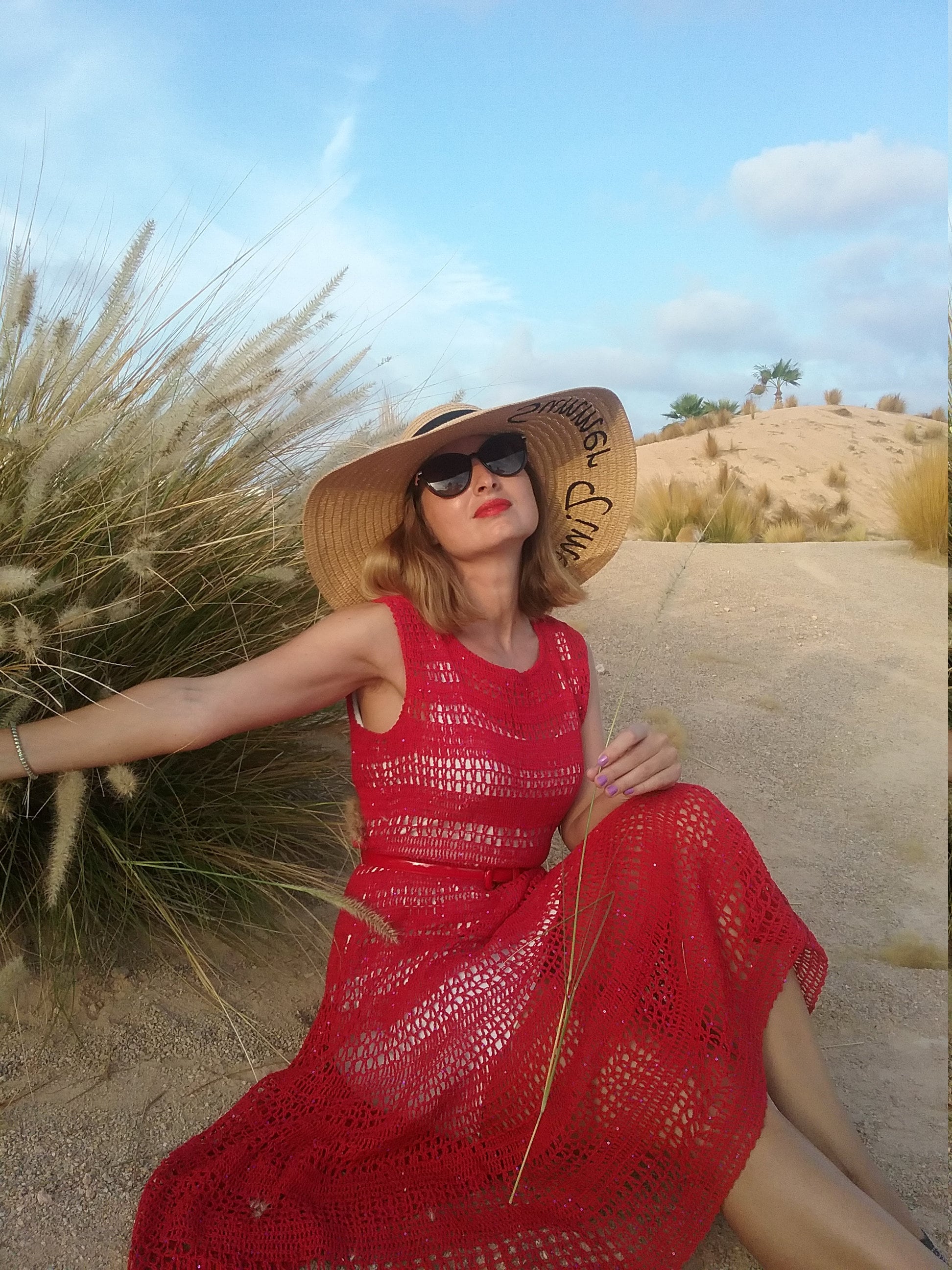 CROCHET FASHION TRENDS exclusive red crochet dress made to | Etsy