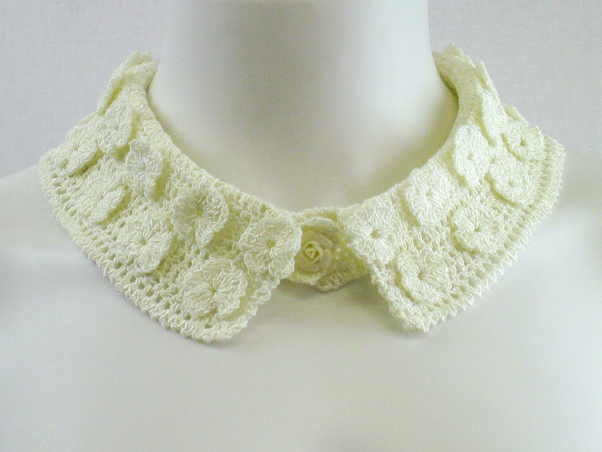 Exclusive Crochet Collar - Fashion Accessory - Etsy